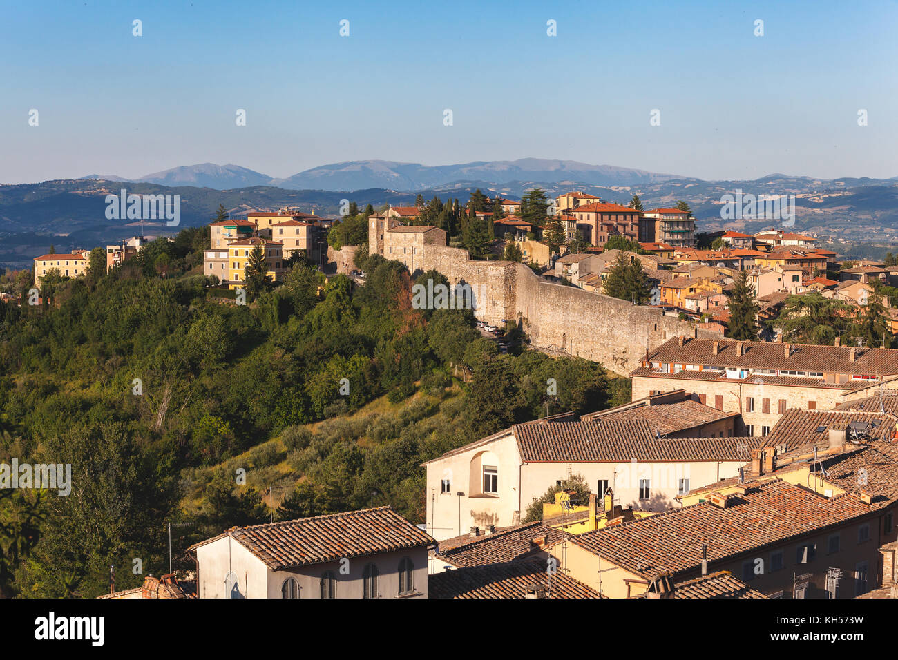 Perugia, Italy landscape, cityscape view Stock Photo - Alamy
