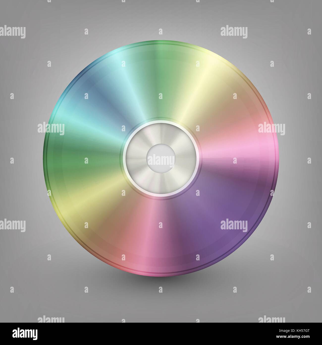 Blue-ray, DVD or CD disc. Vector illustration. Vector illustration in ...