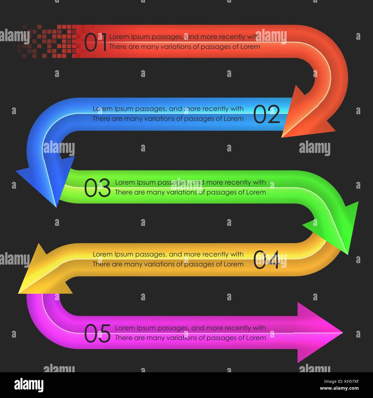 Infographics design template. Arrows. Vector illustration in eps10 ...