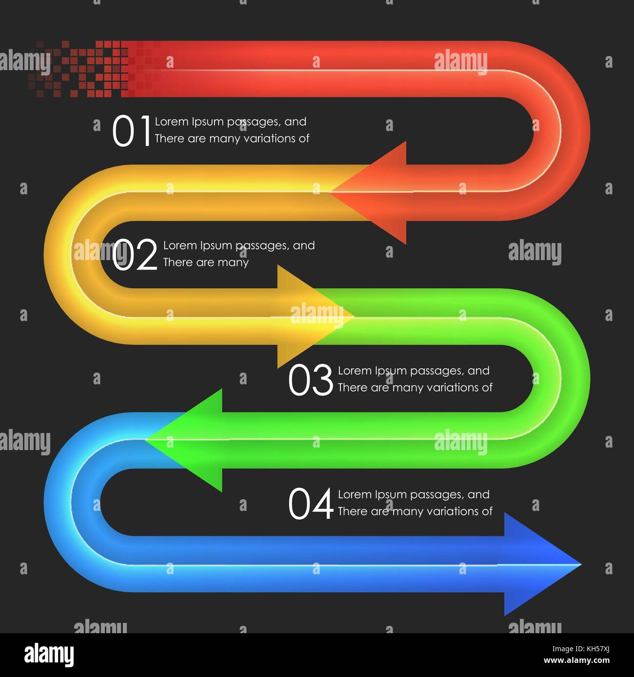 Infographics design template. Arrows. Vector illustration in eps10 ...