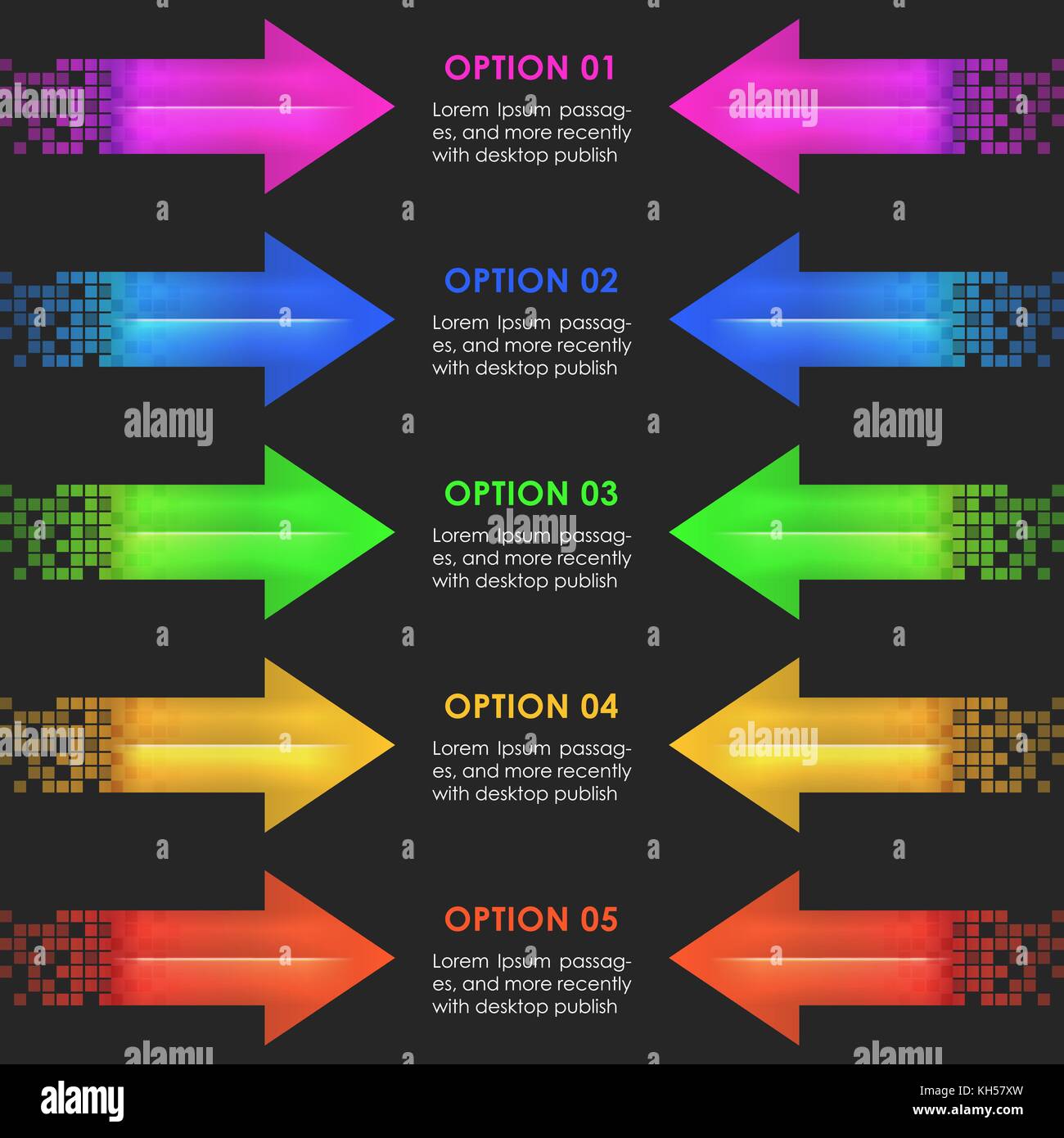 Infographics design template. Arrows. Vector illustration in eps10 ...
