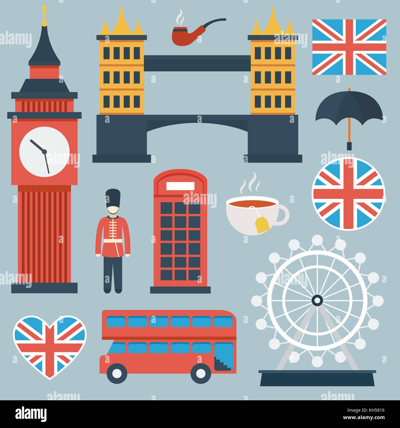 The famous tower bridge in london Stock Vector Images - Alamy