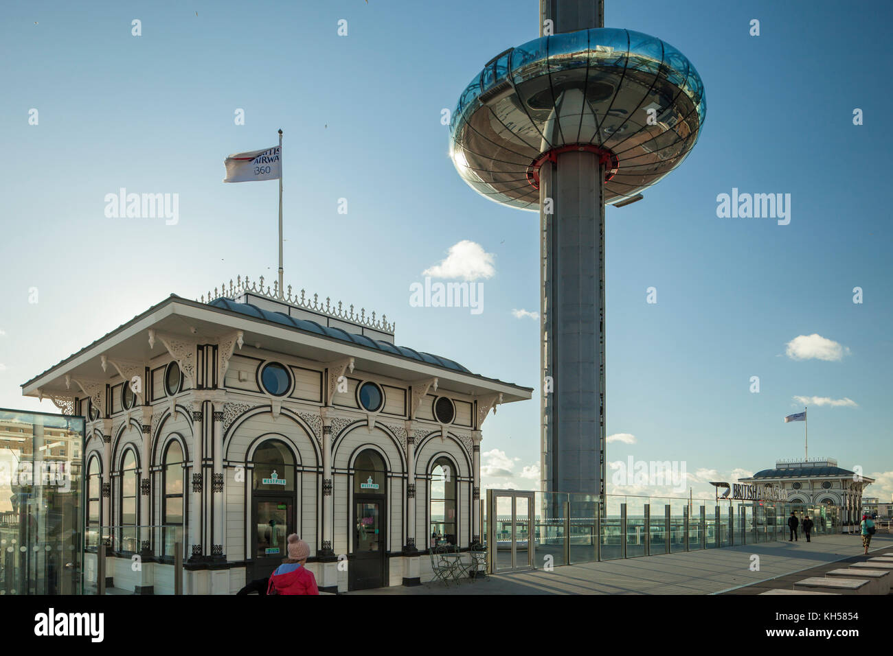 i360 tower on Brighton seafront, East Sussex, England Stock Photo - Alamy