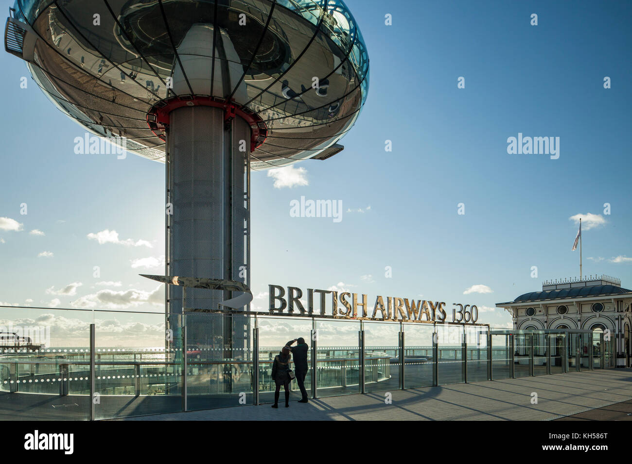 i360 tower on Brighton seafront, East Sussex, England Stock Photo - Alamy