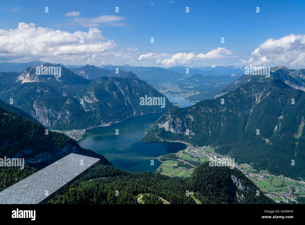 Scenic view of Five Fingers viewing platform in the Alps Stock Photo ...