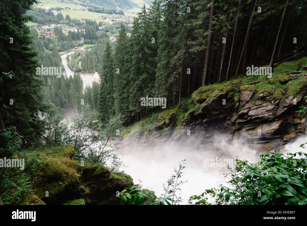 Krimml Waterfalls in Austria Stock Photo - Alamy