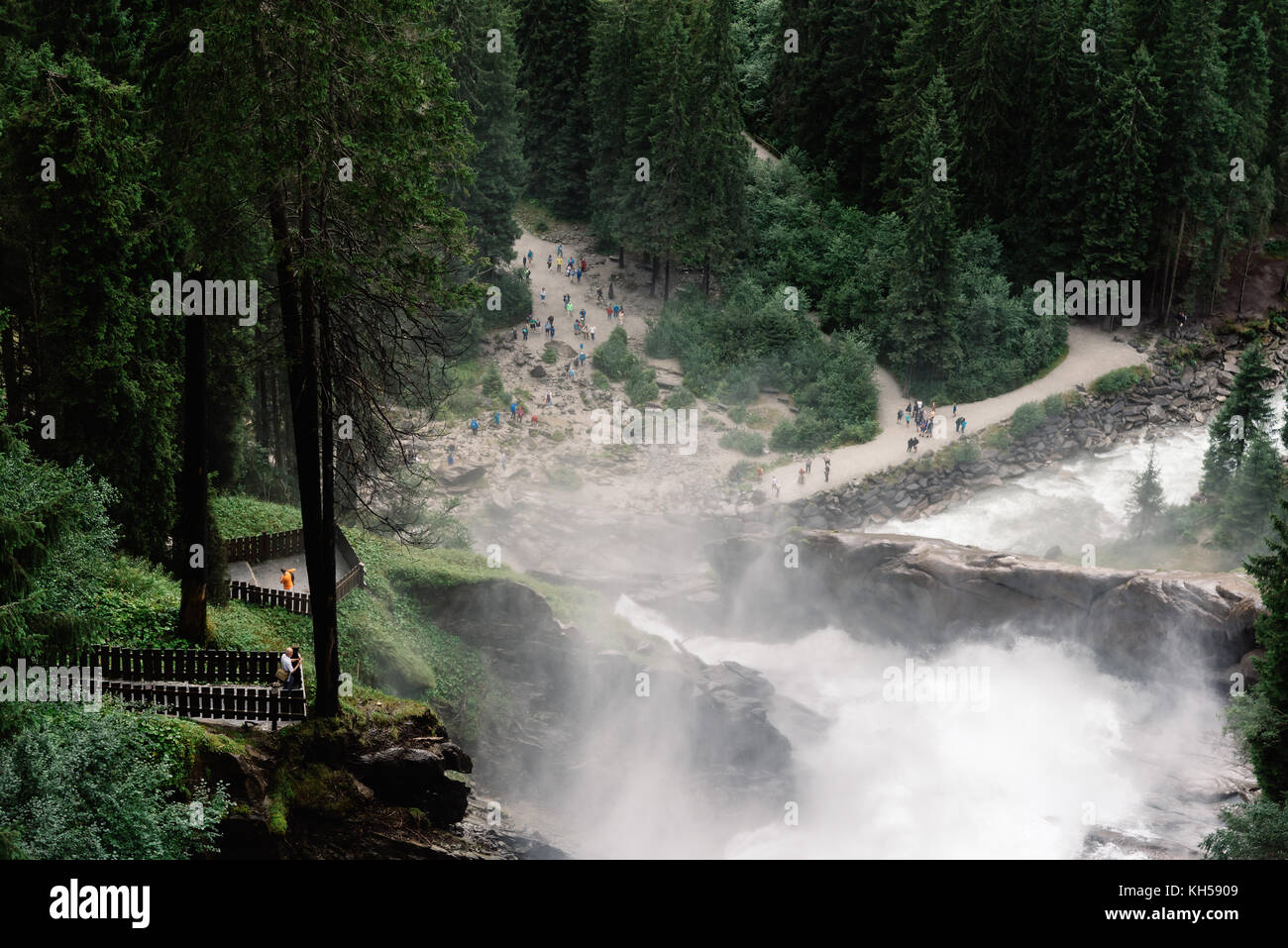 Krimml Waterfalls in Austria Stock Photo - Alamy