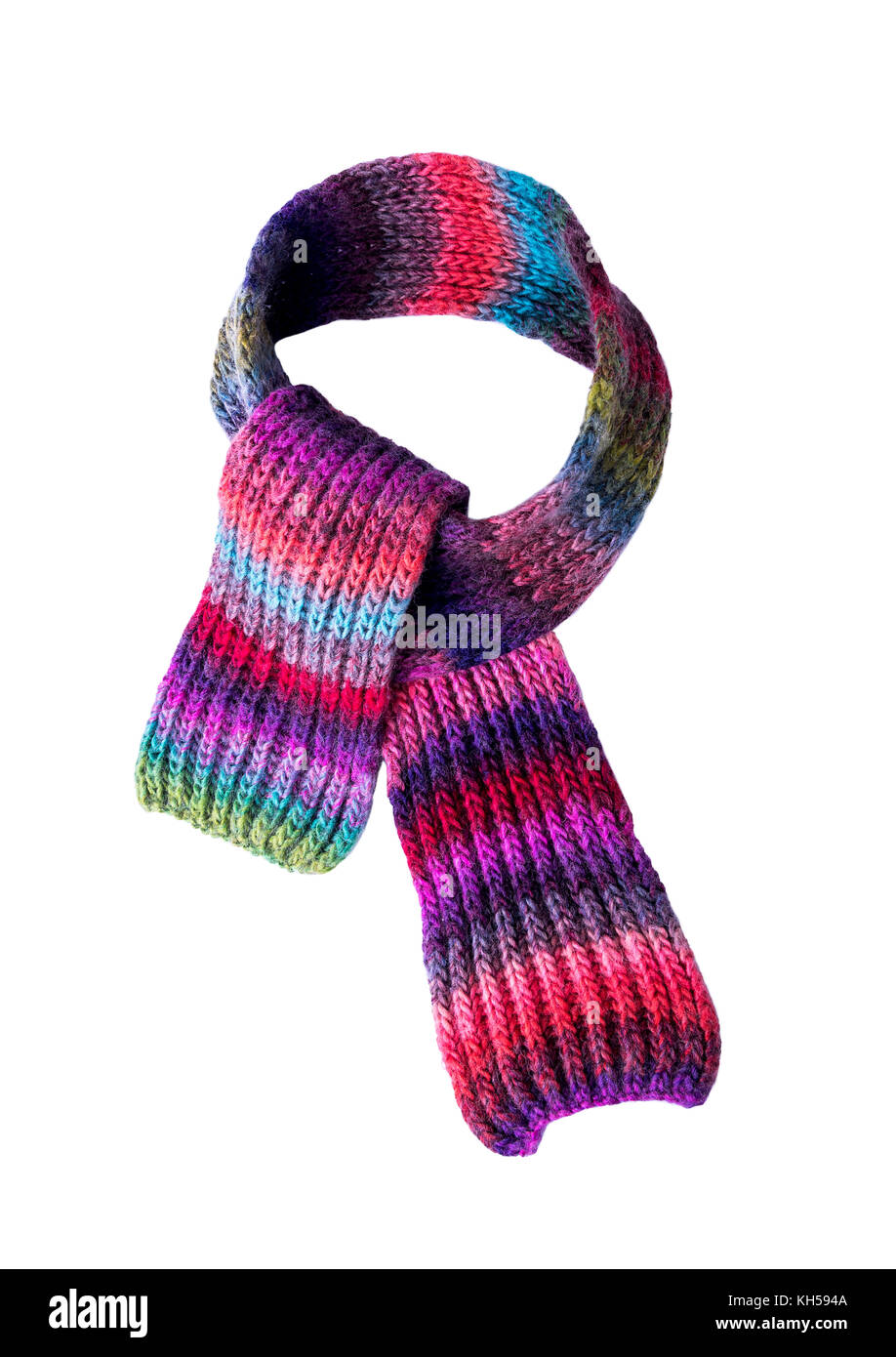 Multi colored wool fabric Cut Out Stock Images & Pictures - Alamy