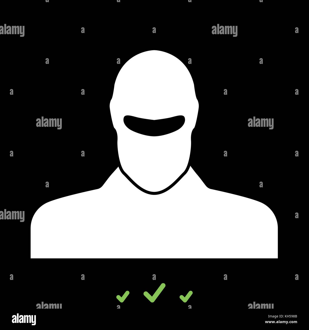 Face robber Stock Vector Images - Alamy