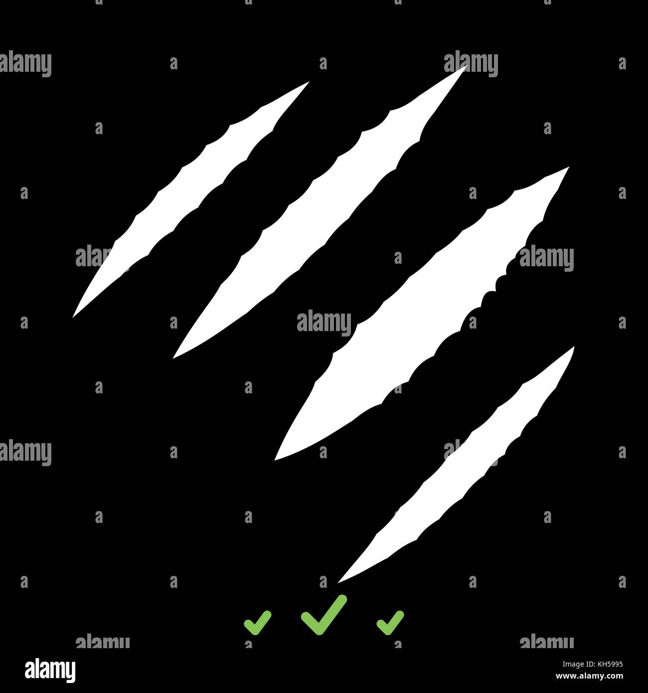 Bear scratch Stock Vector Images - Alamy