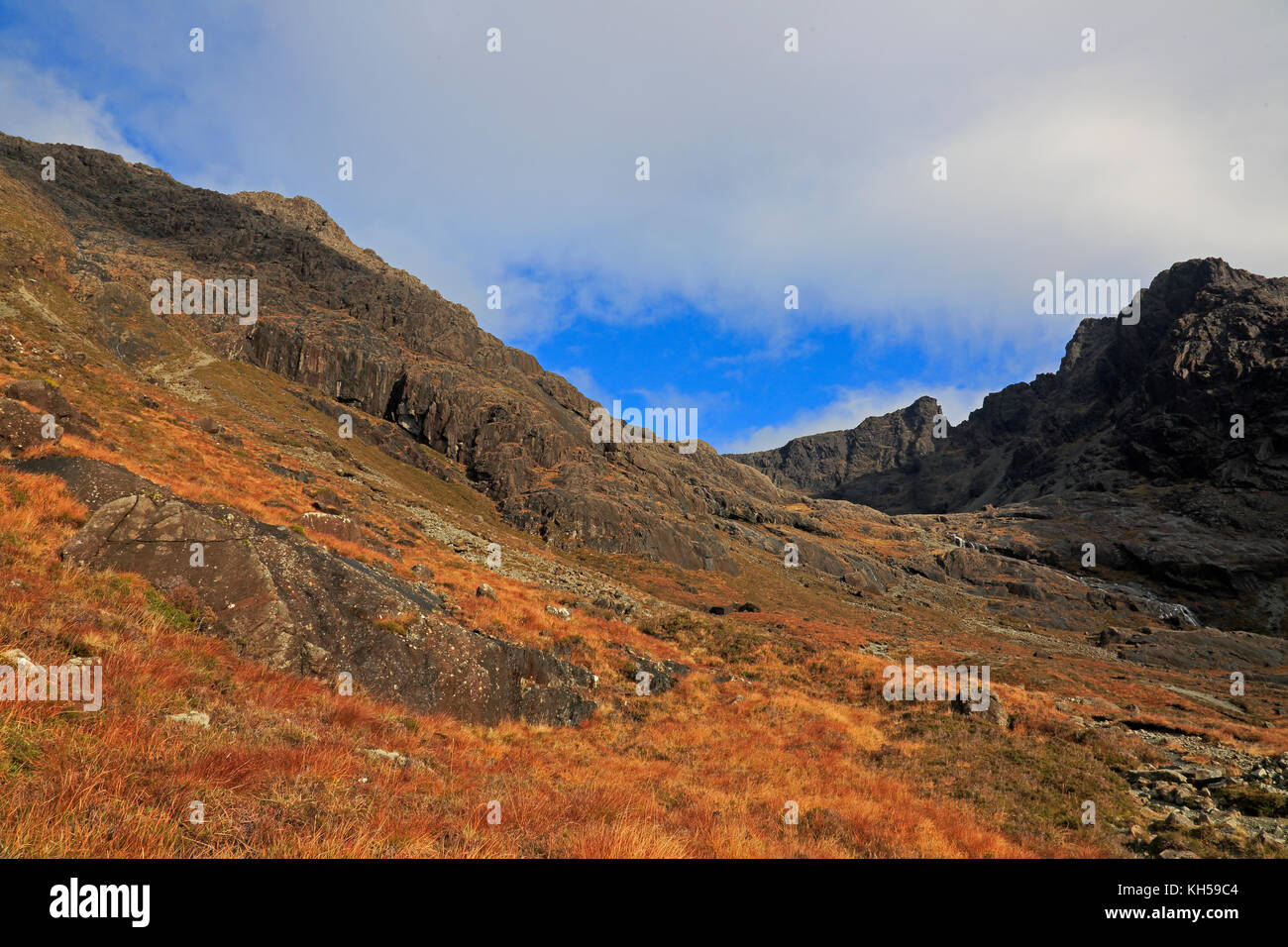 View of Coire Lagan Glen Brittle Isle of Skye Stock Photo - Alamy