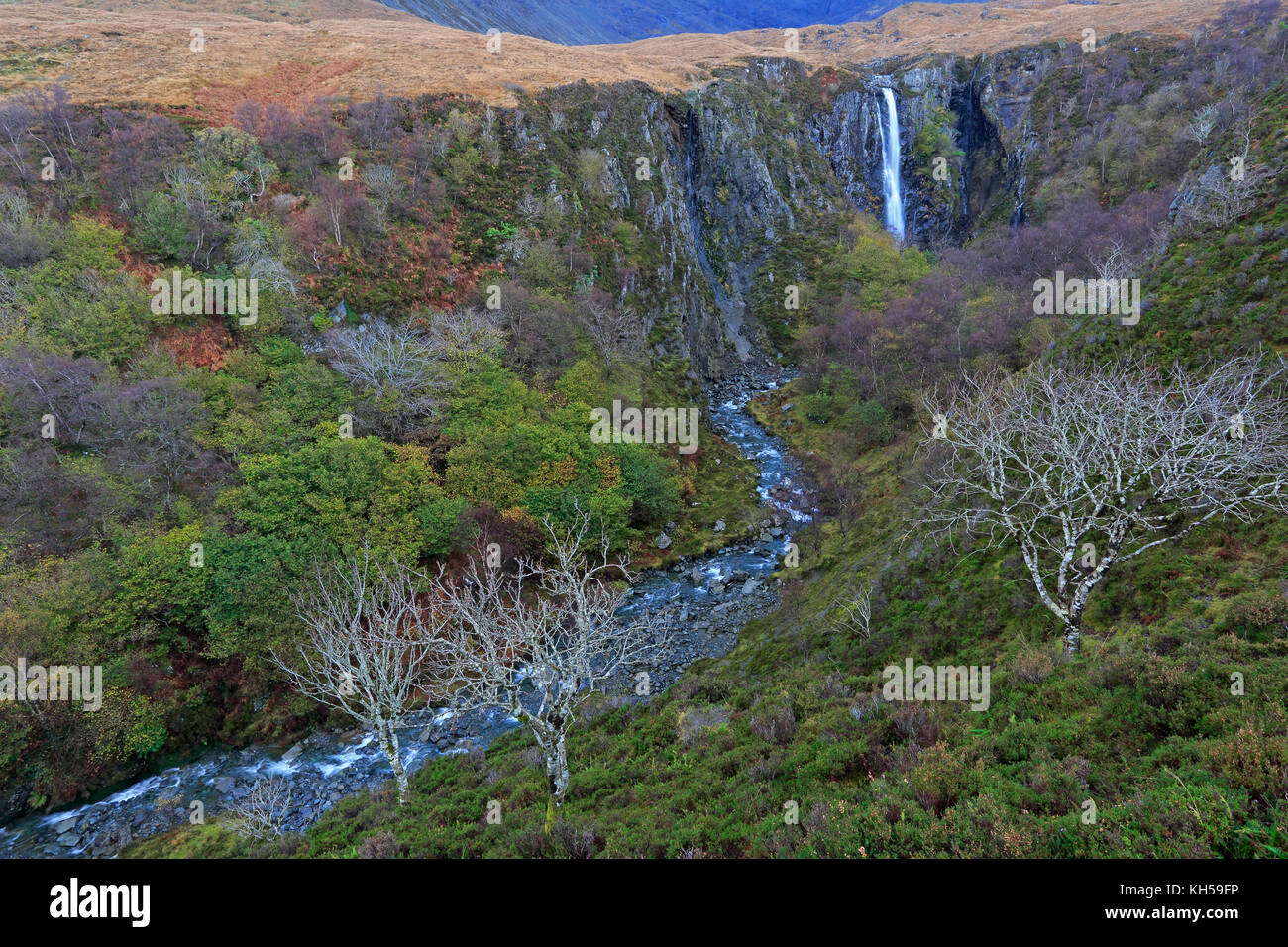 Eas More waterfall Isle of Skye Stock Photo - Alamy