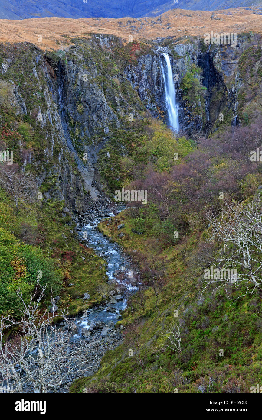 Eas More waterfall Isle of Skye Stock Photo - Alamy