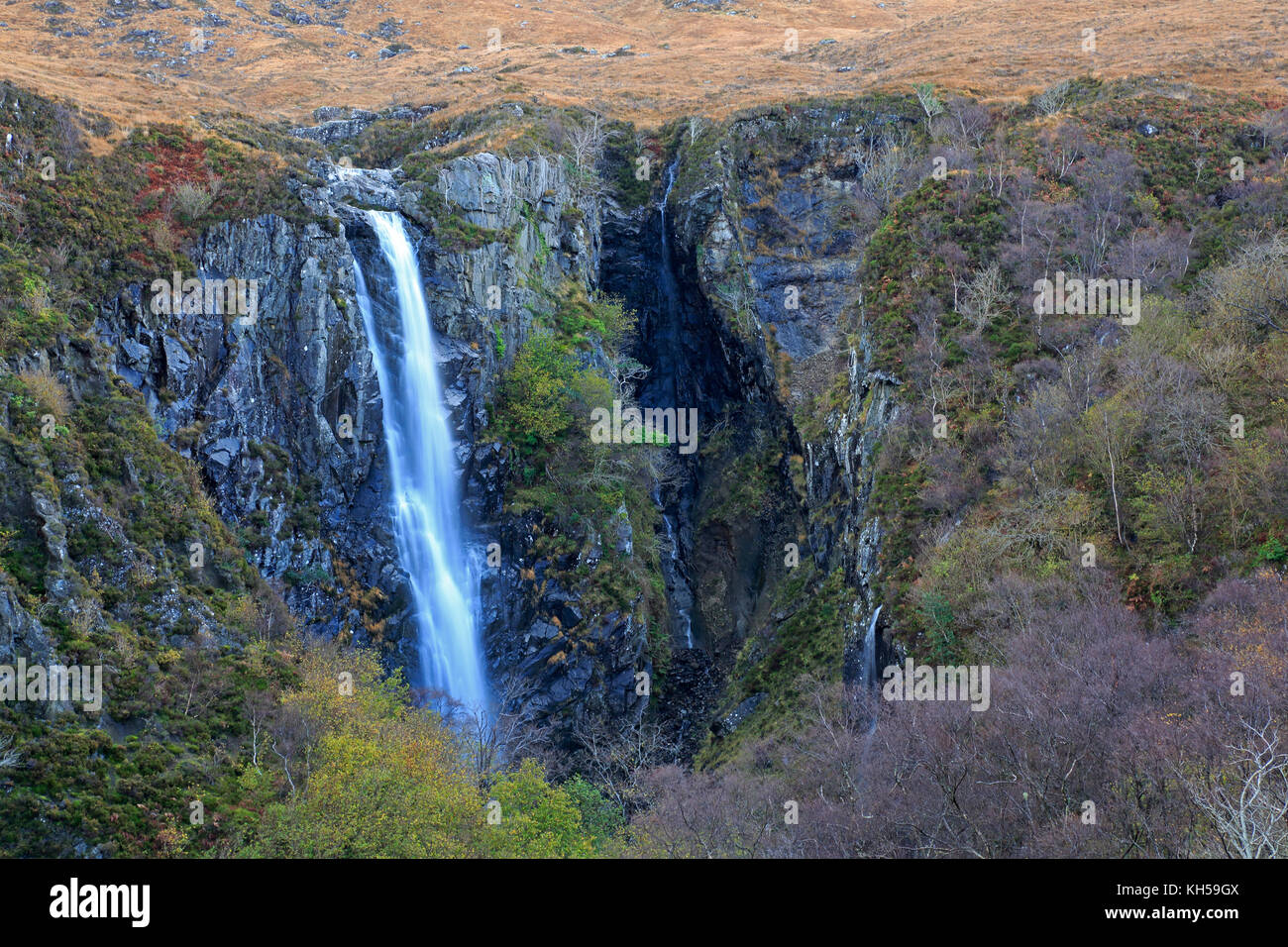 Eas More waterfall Isle of Skye Stock Photo - Alamy
