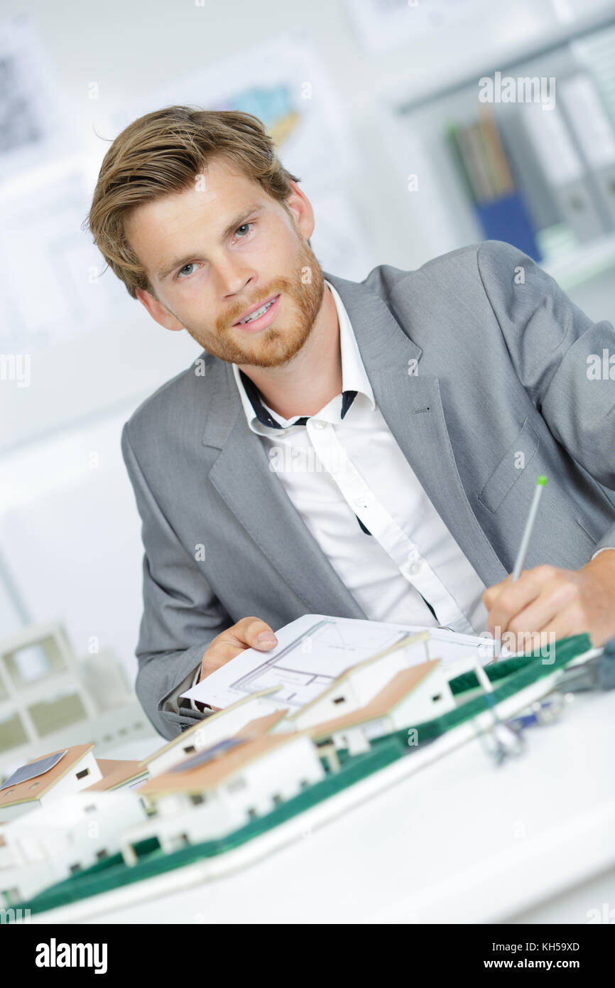 architect making designs Stock Photo - Alamy