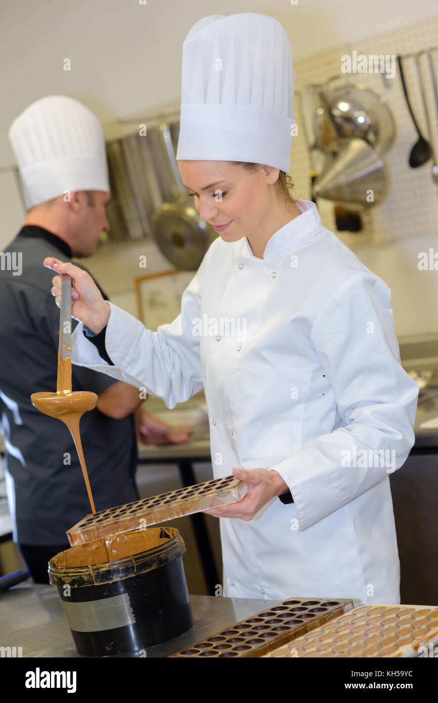 the chocolate chef Stock Photo - Alamy
