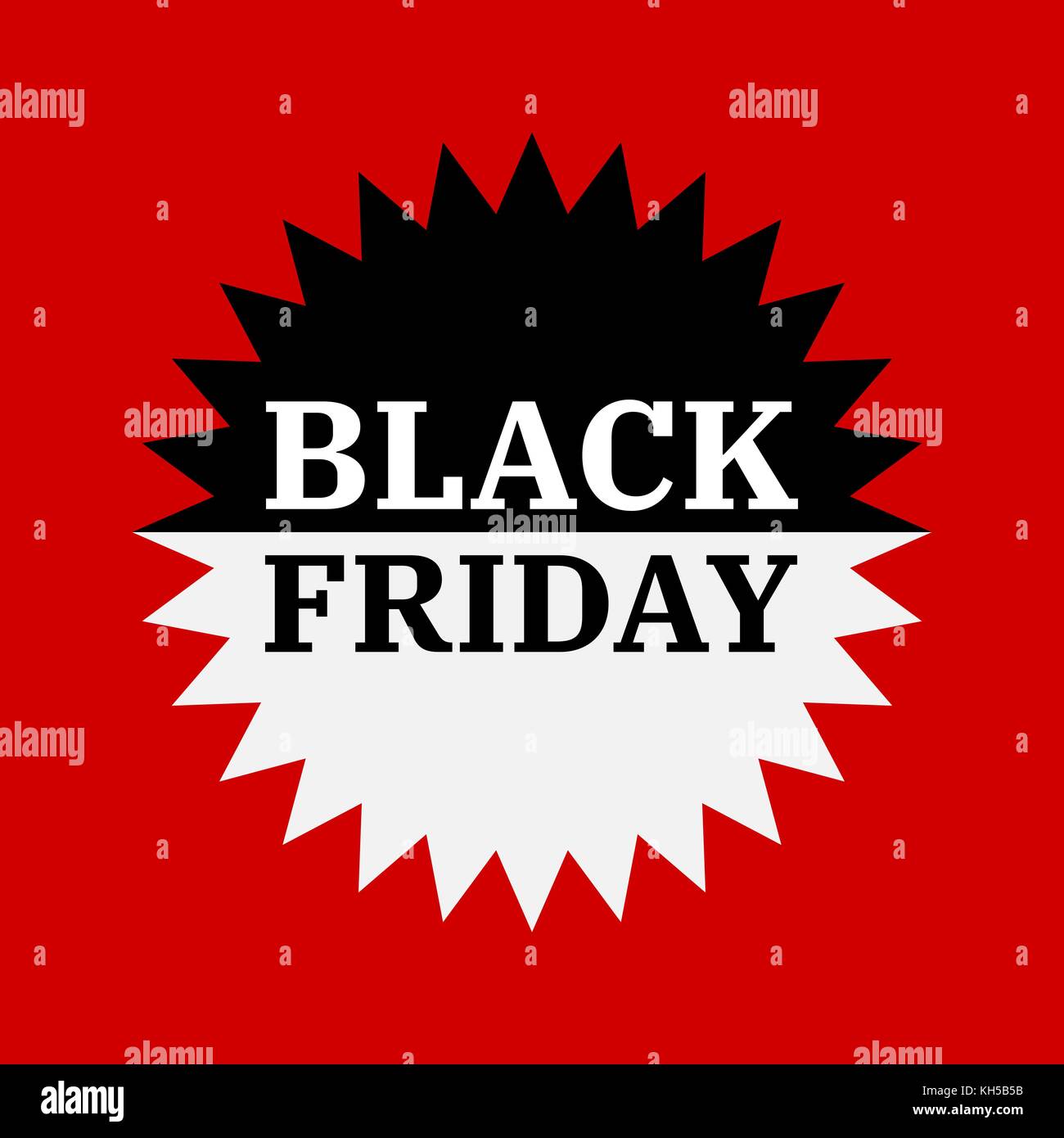 Black Friday star badge vector illustration Stock Vector Image & Art ...