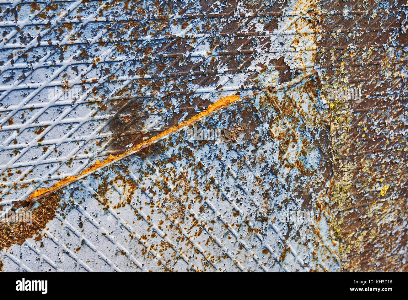 corrugated metal with spots and rust Stock Photo - Alamy