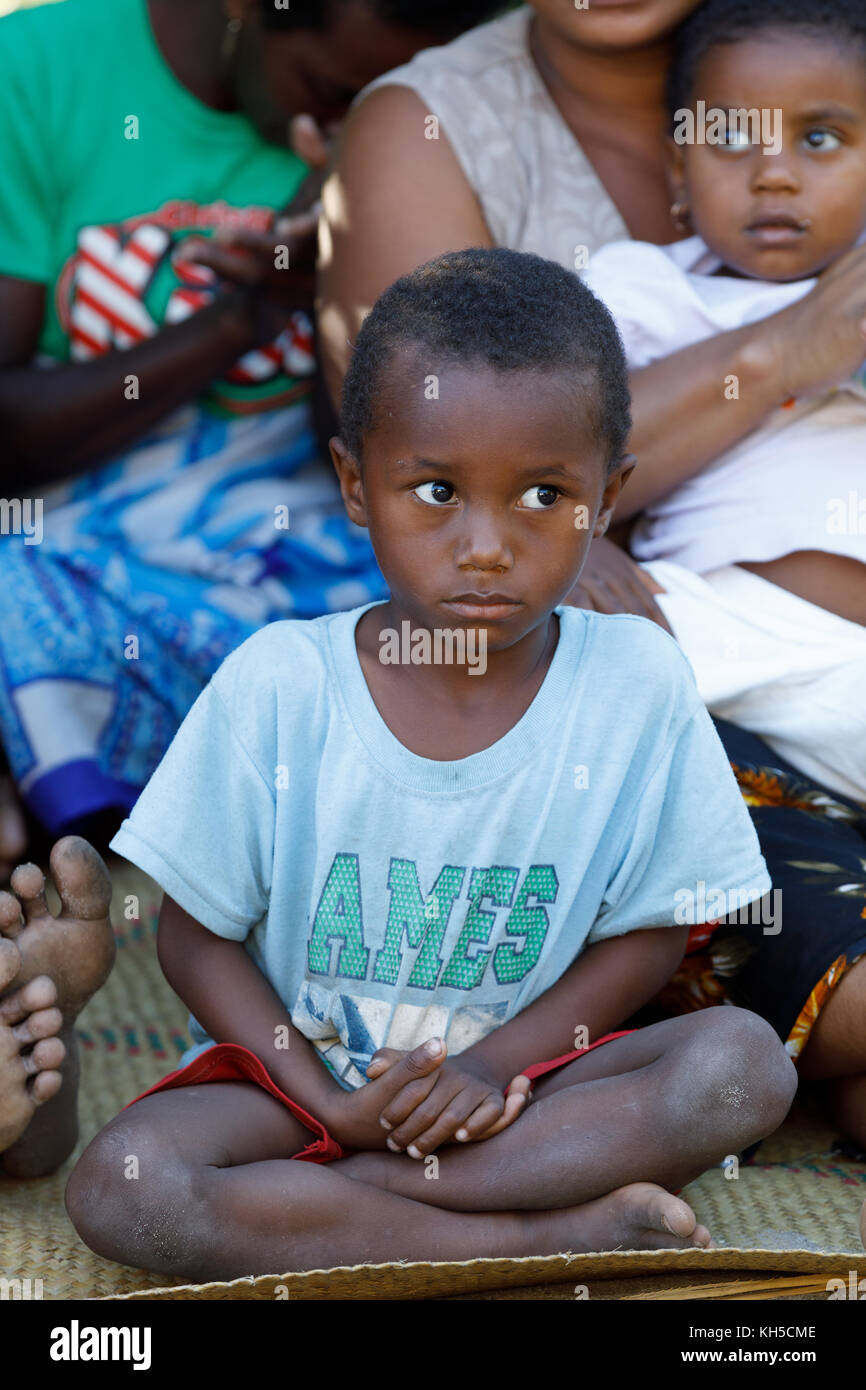 MAROANTSETRA, MADAGASCAR OCTOBER 23. 2016 Portrait of young malagasy ...