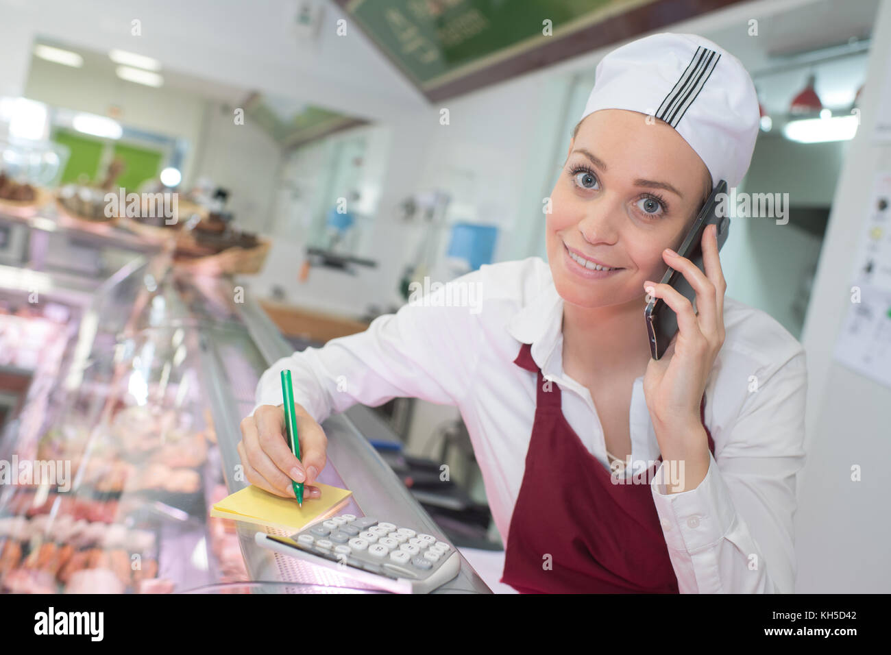 receiving call from a client Stock Photo - Alamy