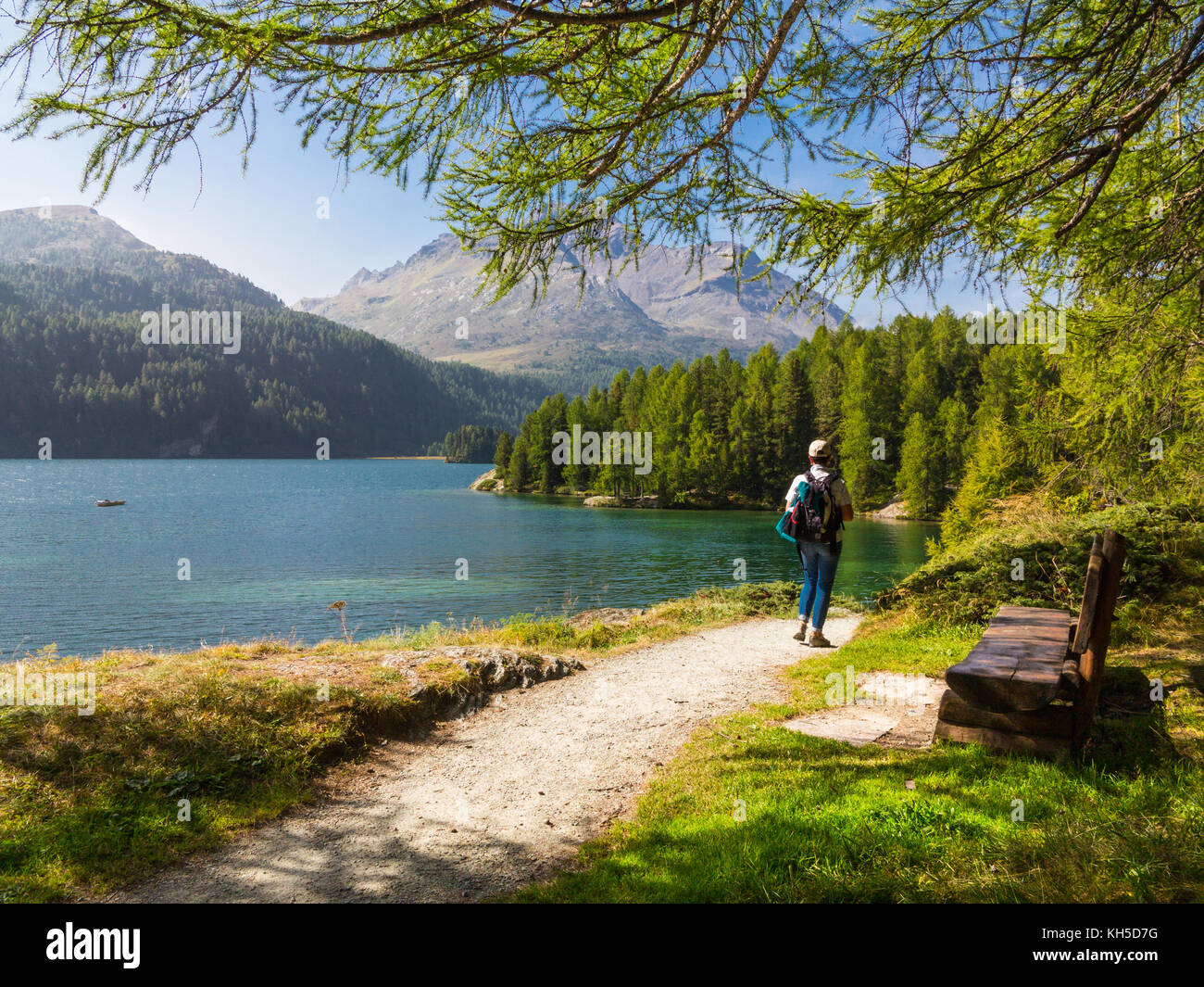 Lake trekking hi-res stock photography and images - Alamy