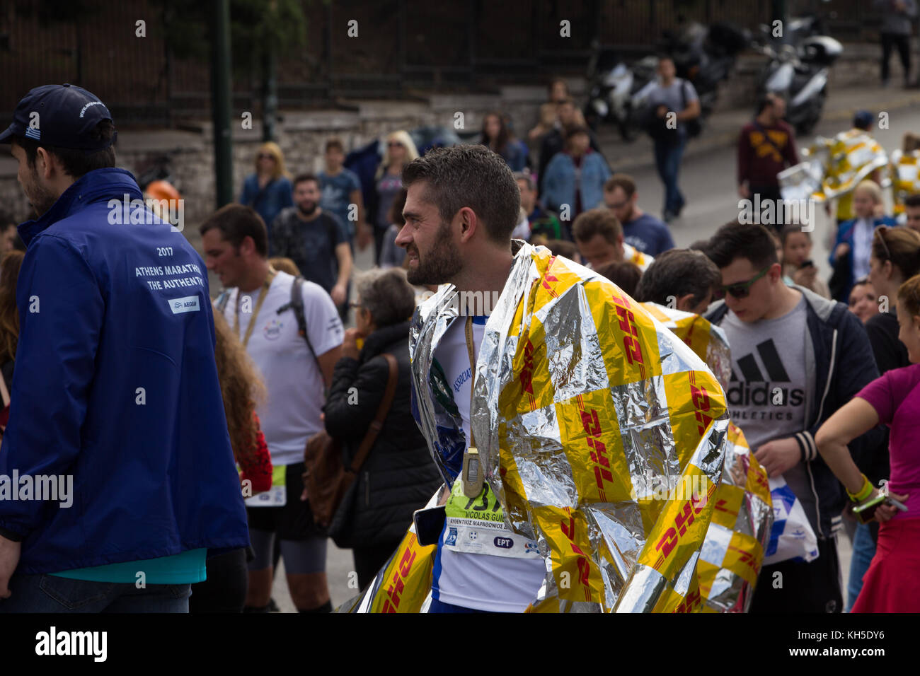 Tired runner after race hi-res stock photography and images - Alamy