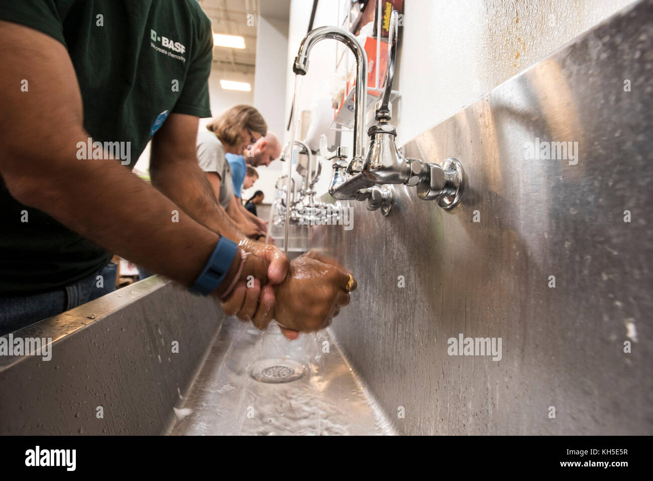 hand washing is required before and after working in the Houston Food ...