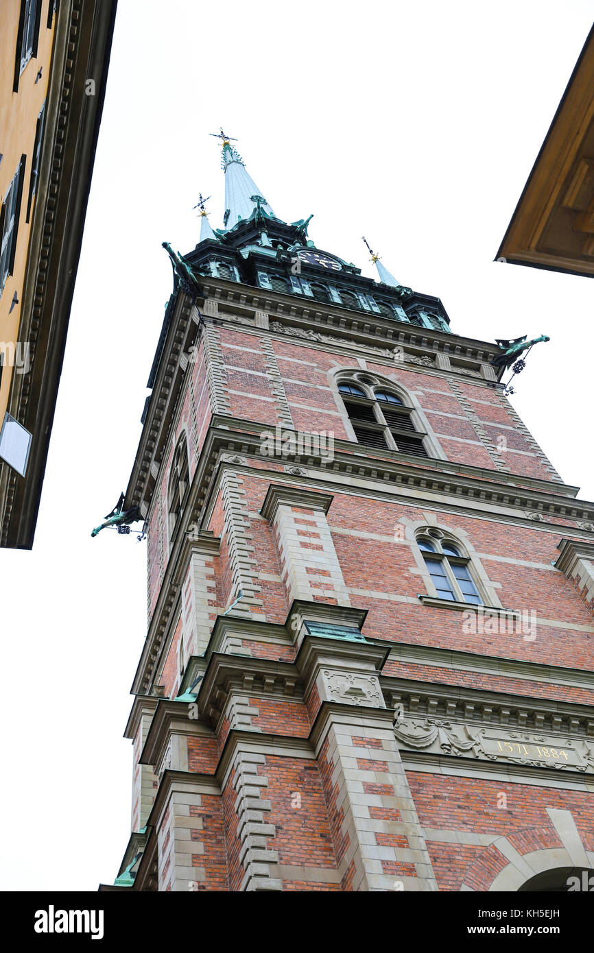 German Church in Gamla Stan, Stockholm City, Sweden Stock Photo - Alamy