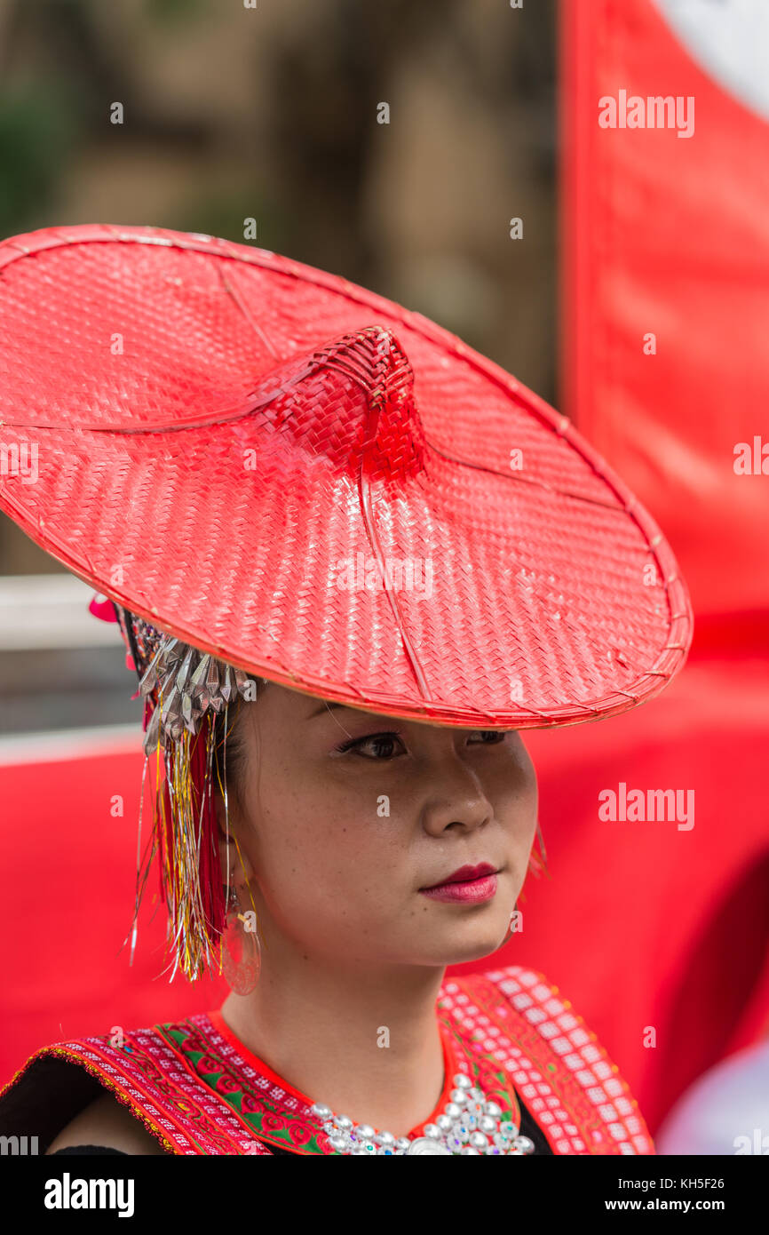 Sydney, Australia - March 25, 2017: Head shot of Chinese woman living ...