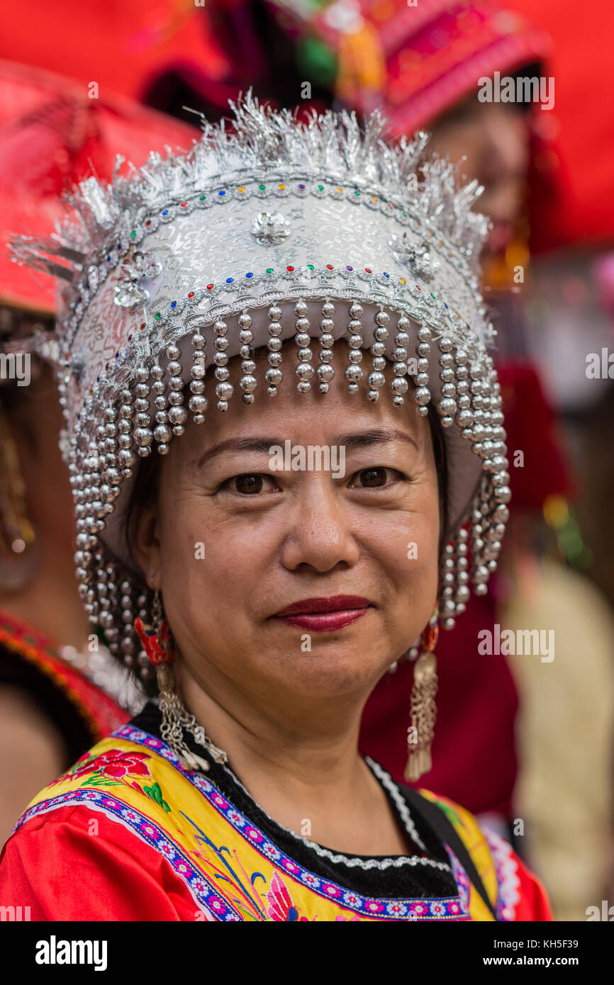 Sydney, Australia - March 25, 2017: Head shot of Chinese woman living ...