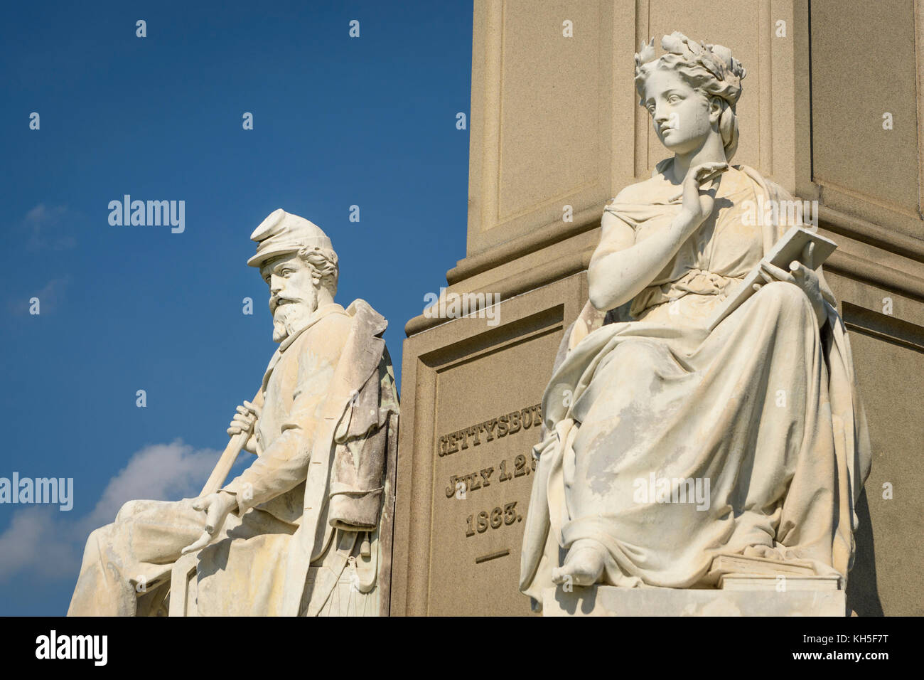 Gettysburg Civil War Battlefield Stock Photos & Gettysburg Civil War ...