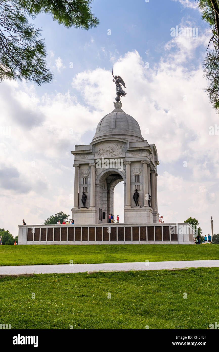 Pennsylvania State Memorial, Gettysburg National Military Park ...