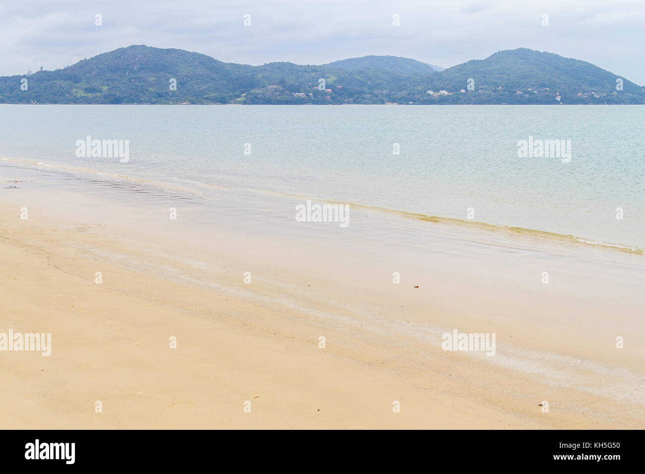 Daniela beach and islands, Florianopolis, Santa Catarina, Brazil Stock ...