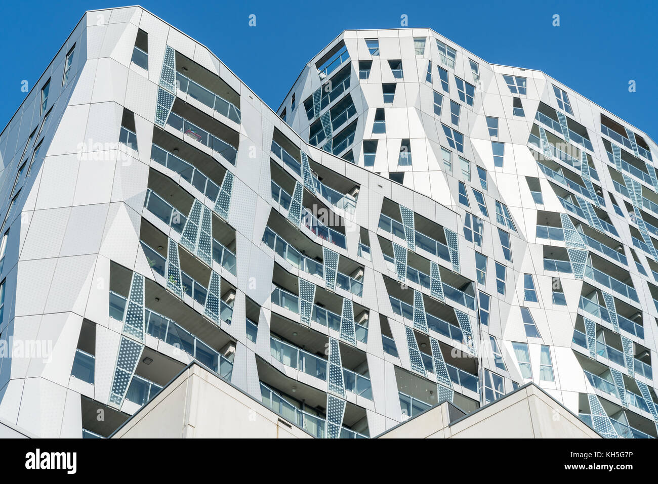 ROTTERDAM, HOLLAND- AUGUST 23, 2017; Quirky fantastical design white ...