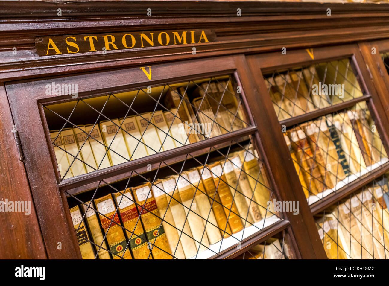 The Archiginnasio of Bologna library, Bologna city life, Italy Stock ...