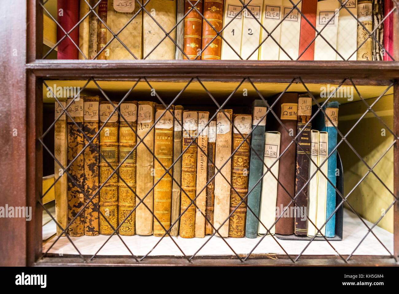 The Archiginnasio of Bologna library, Bologna city life, Italy Stock ...