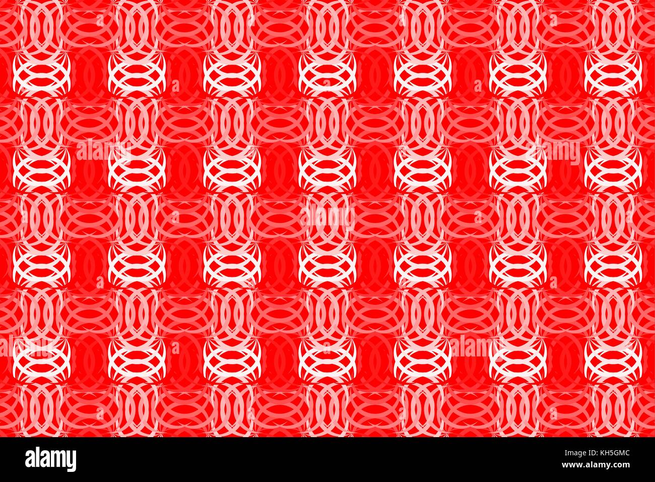 Abstract symmetrical red and white background - vector pattern ...