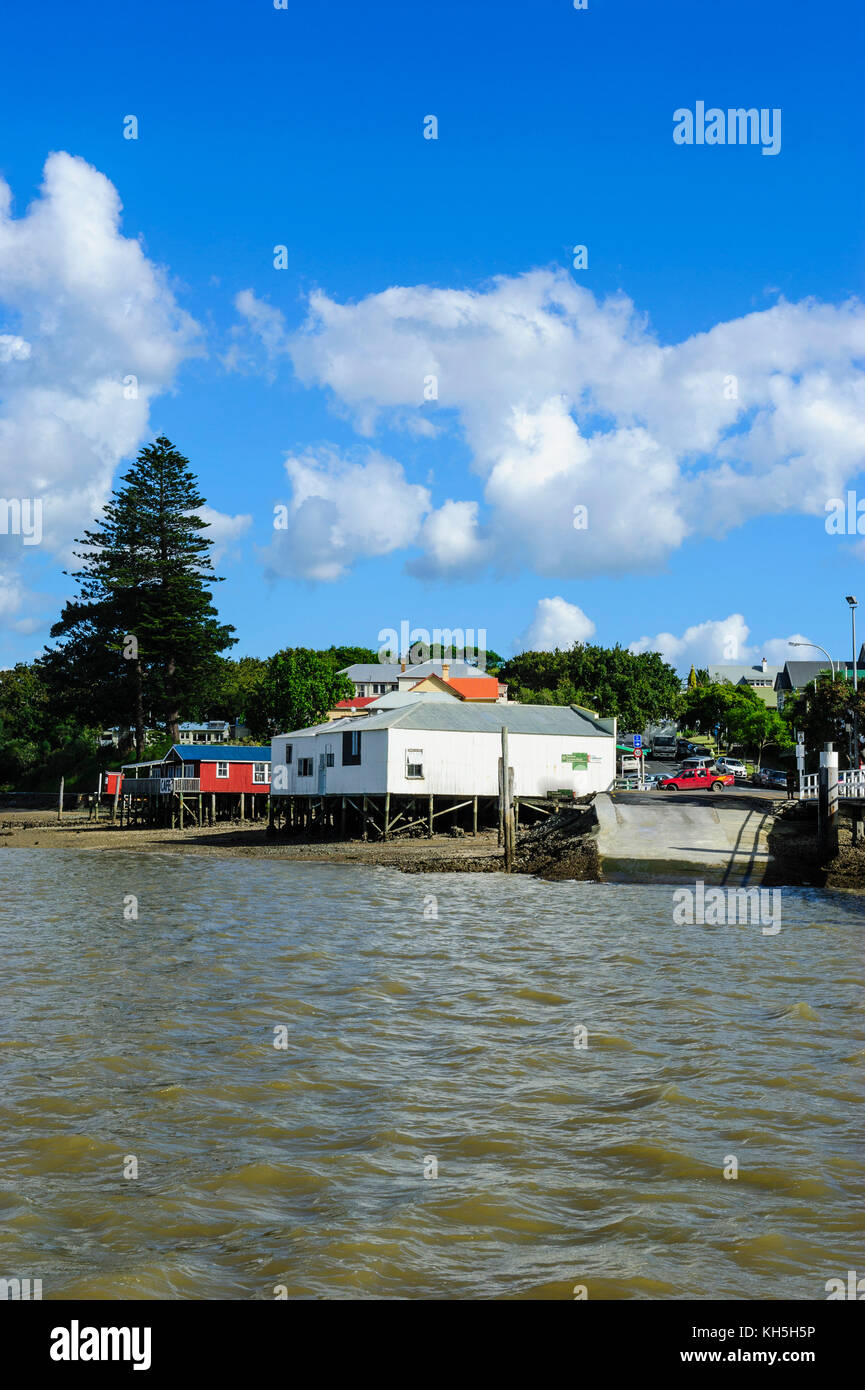 Rawene on the Hokianga harbour, Westcoast Northland, North Island, New ...