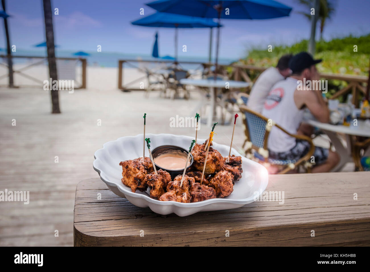 Conch fritters hi-res stock photography and images - Alamy
