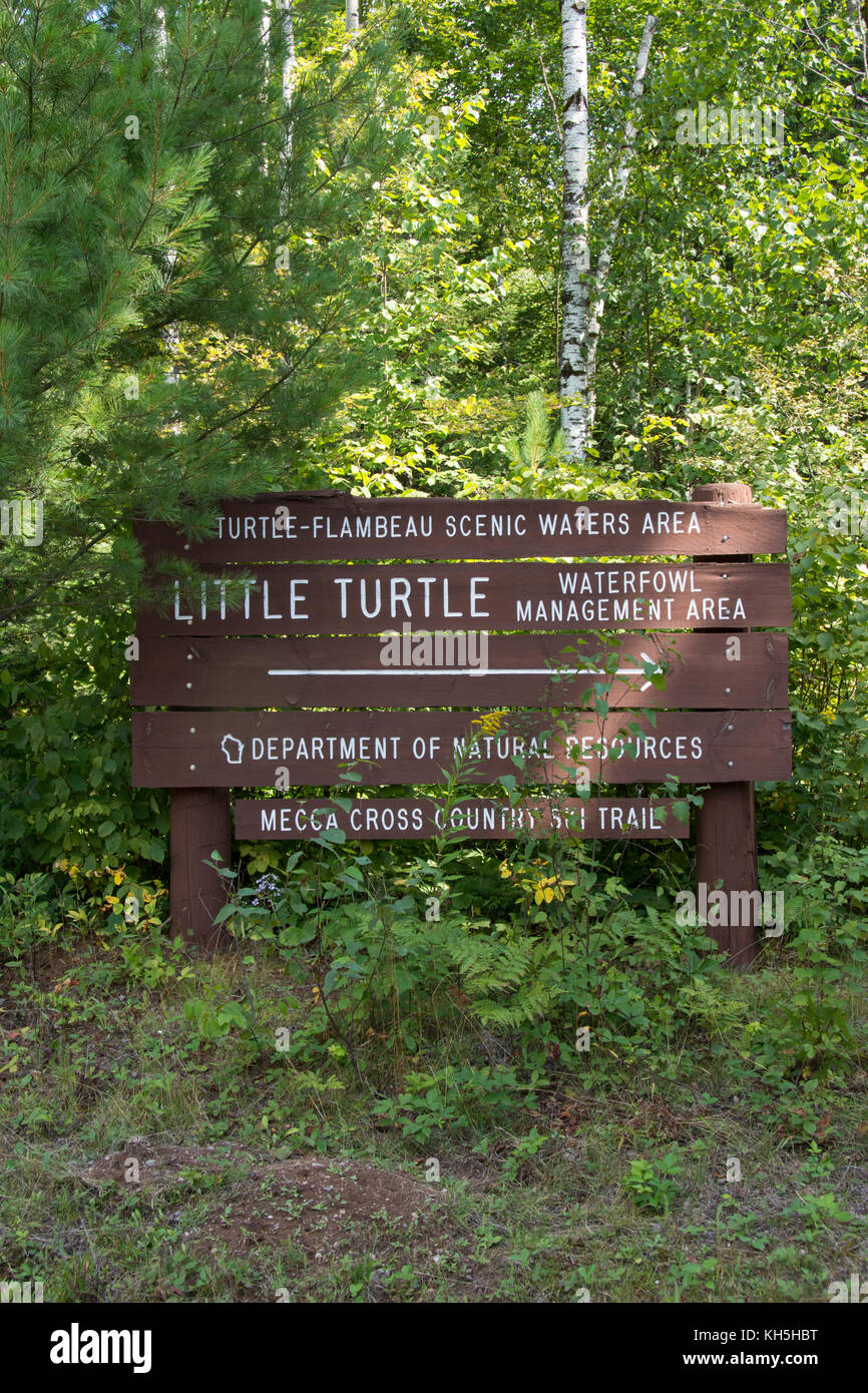 Turtle - Flambeau Scenic Waters Area Stock Photo - Alamy