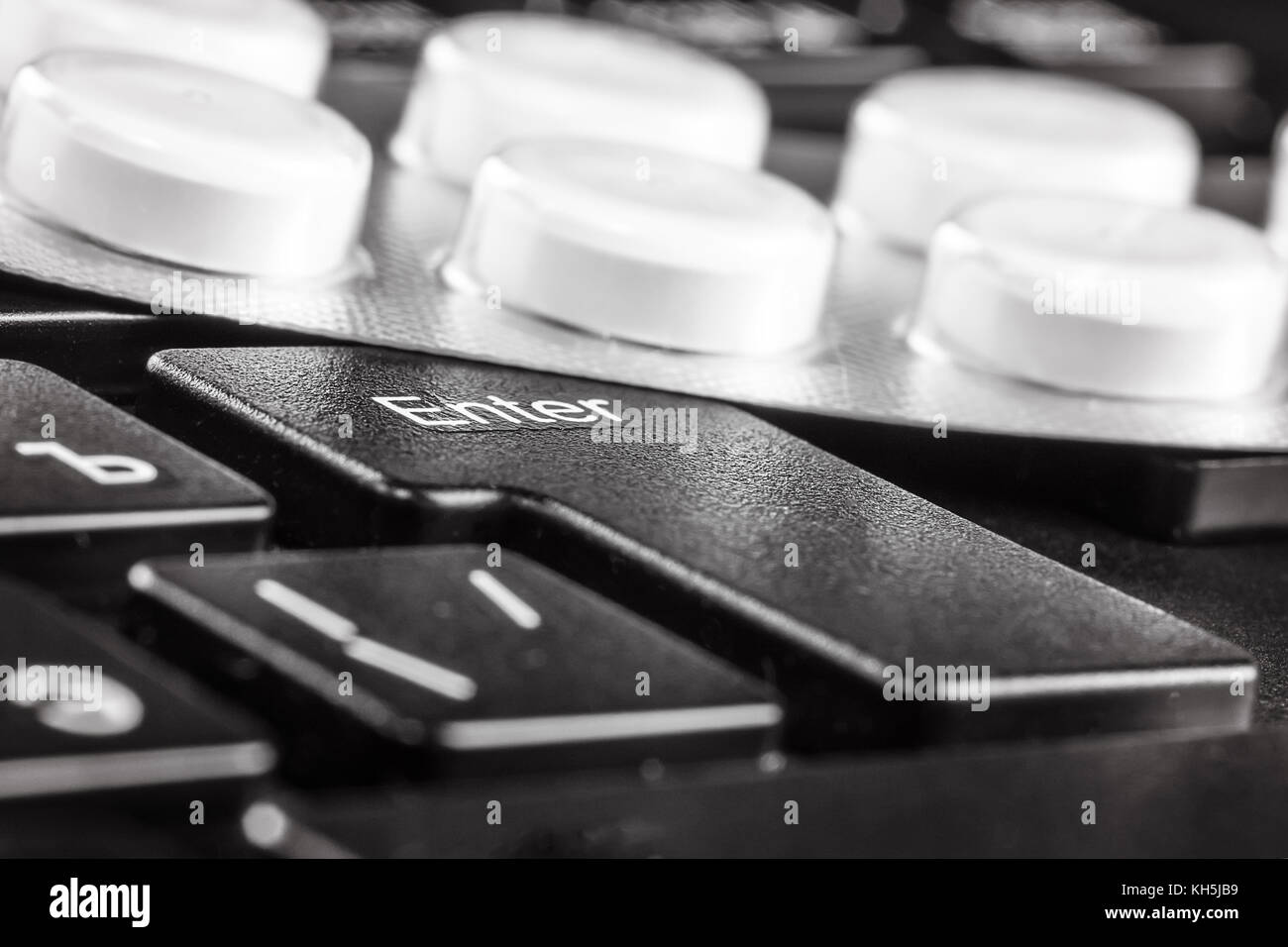 Treatment Cure of Computer analysis repair of PC Tablet in blister on ...