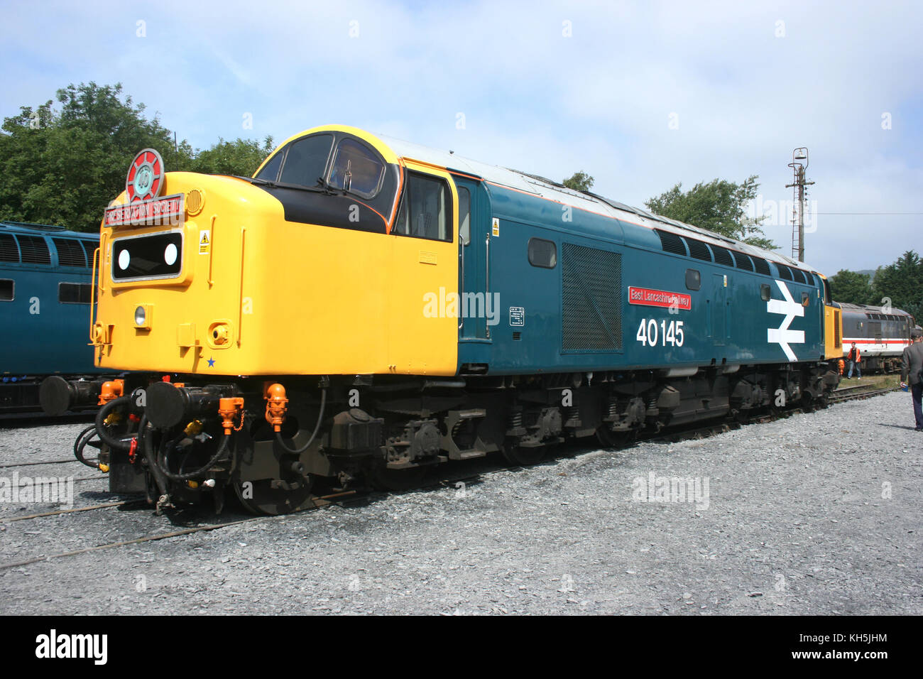 British Diesel Locomotive Class 40 No 40145 'East Lancashire Railway ...