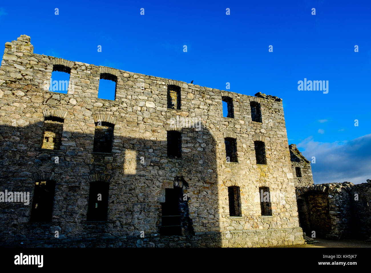Ruthven Barracks, near Ruthven in Badenoch, Scotland, are the smallest ...