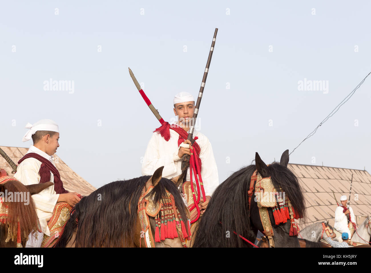 Fantasia is a traditional exhibition of horsemanship in the Maghreb ...