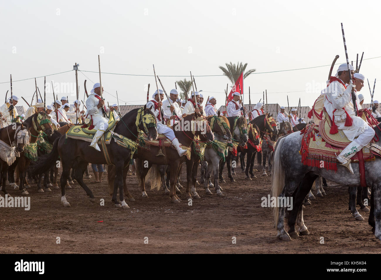 Fantasia is a traditional exhibition of horsemanship in the Maghreb ...