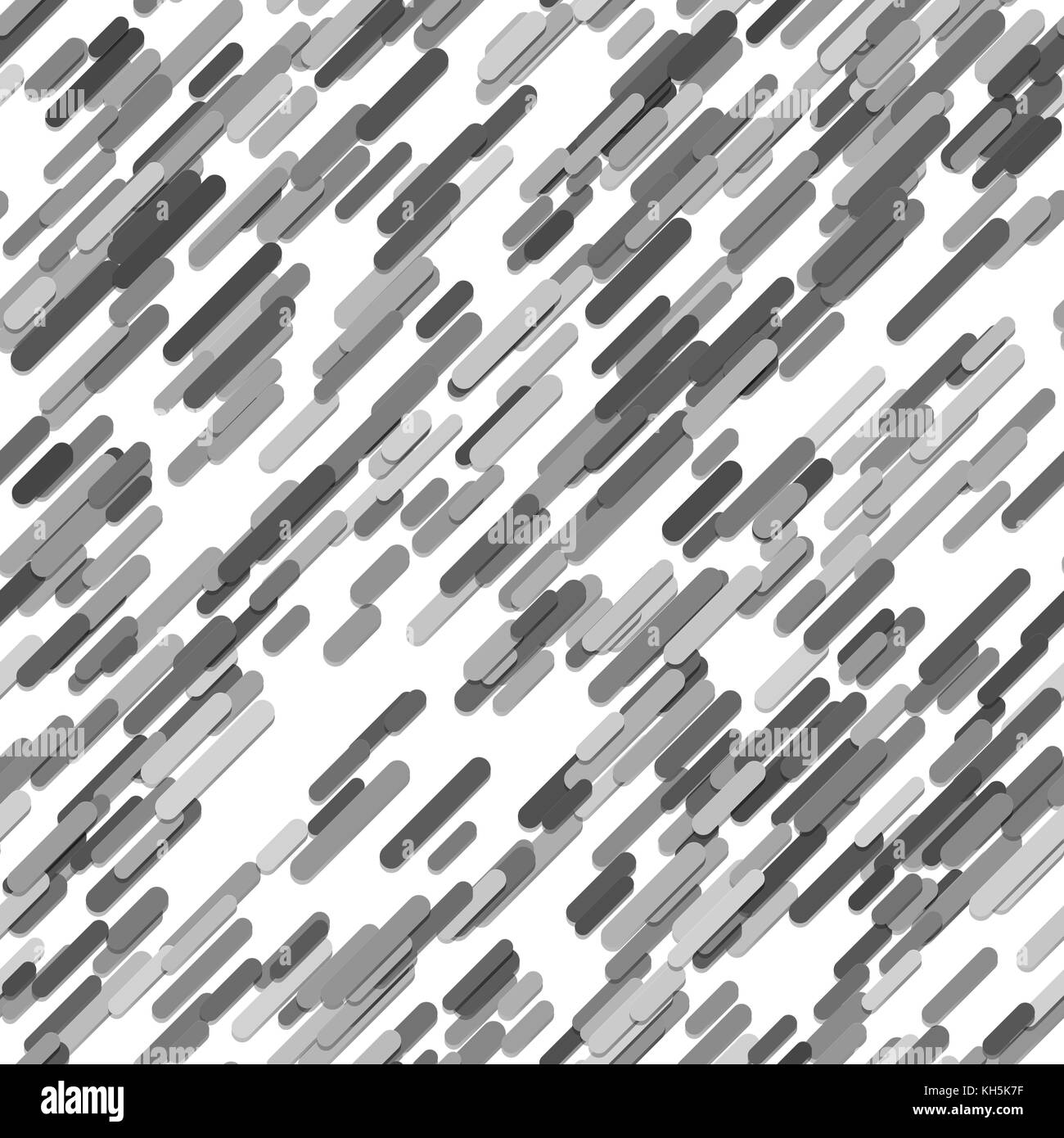 Geometrical seamless random rounded diagonal stripe pattern background - vector illustration ...