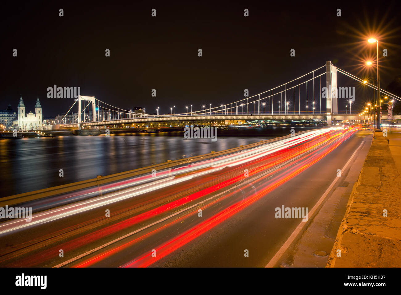 Elisabeth Bridge Night High Resolution Stock Photography and Images - Alamy