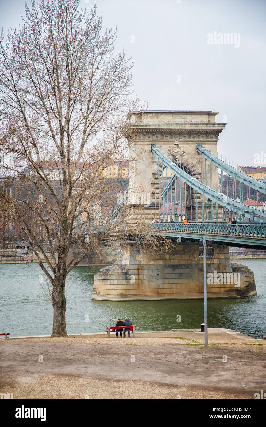 Chain Bridge Stock Photo - Alamy
