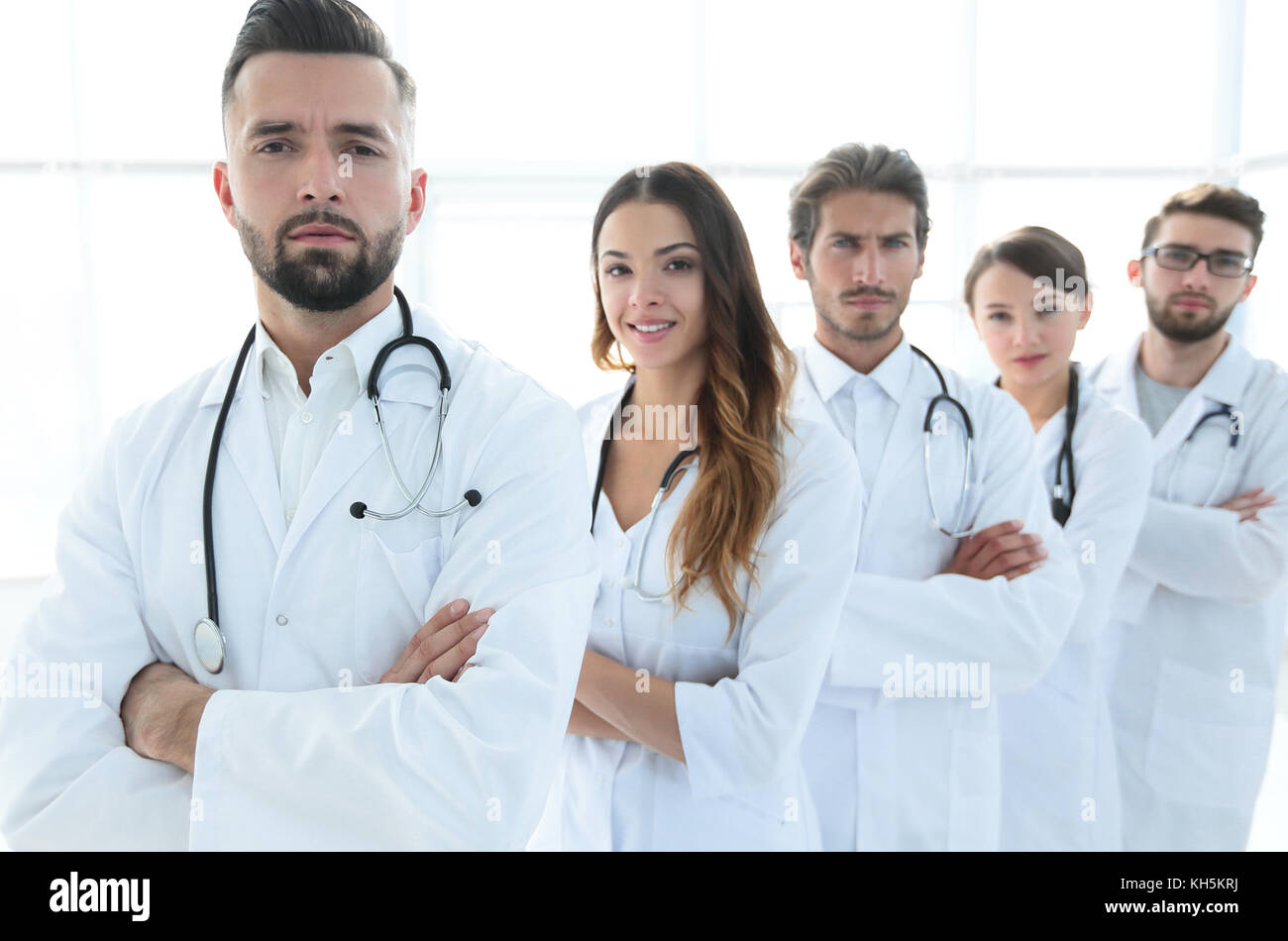 professional team of doctors therapists Stock Photo - Alamy