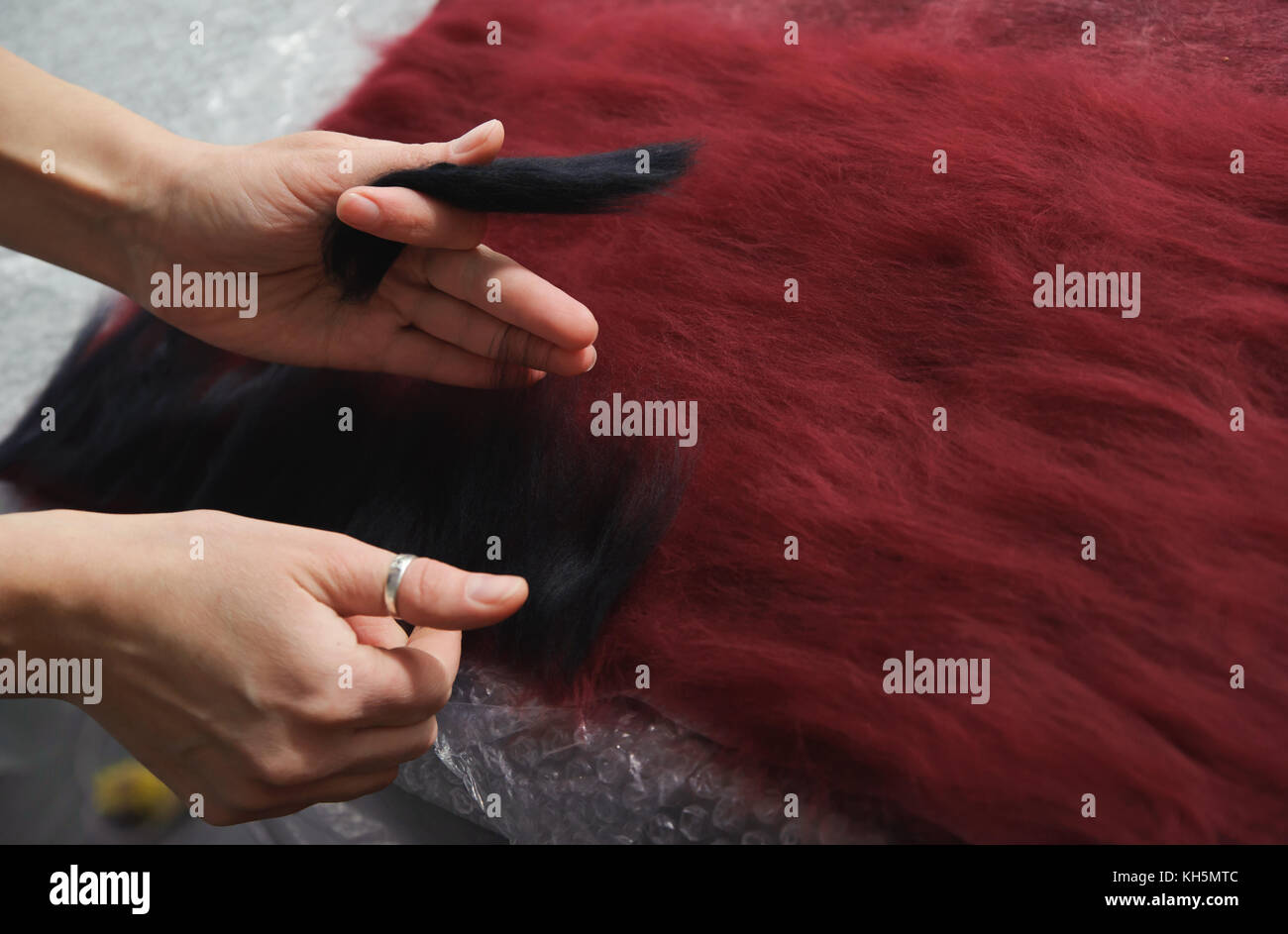Women felting hi-res stock photography and images - Alamy